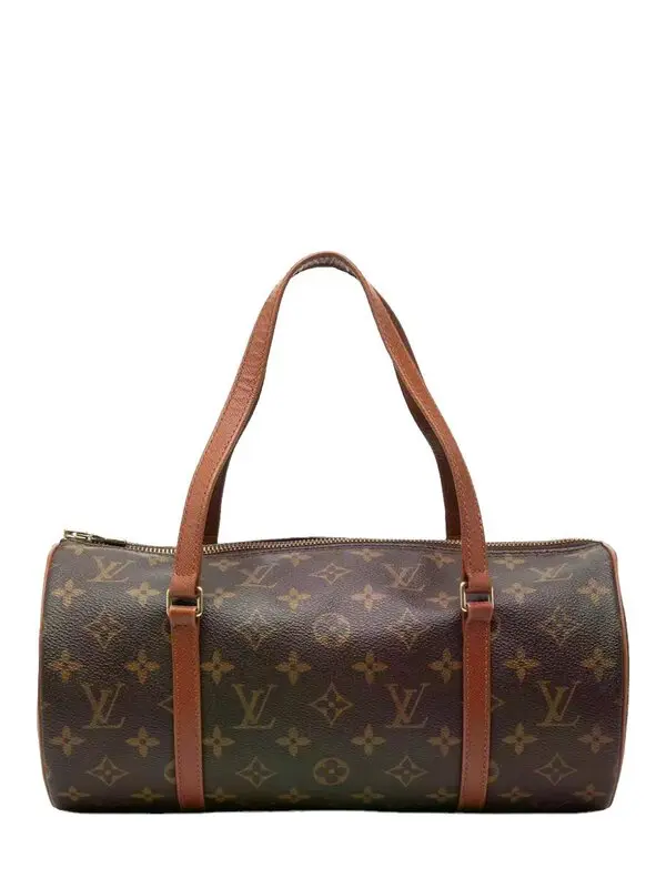 LOUIS VUITTON 1997 Monogram Papillon 30 Handbag - Brown