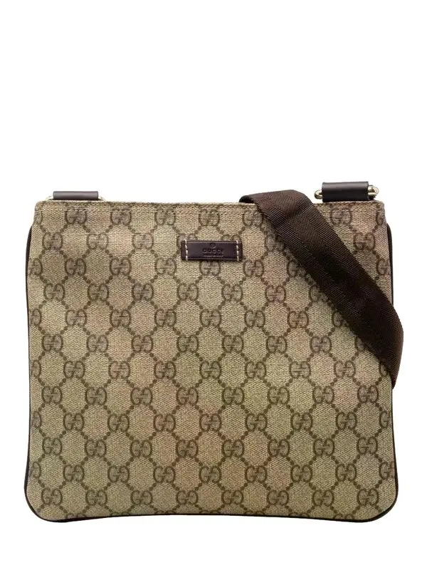 Gucci Gg Supreme Crossbody Bag - Neutrals