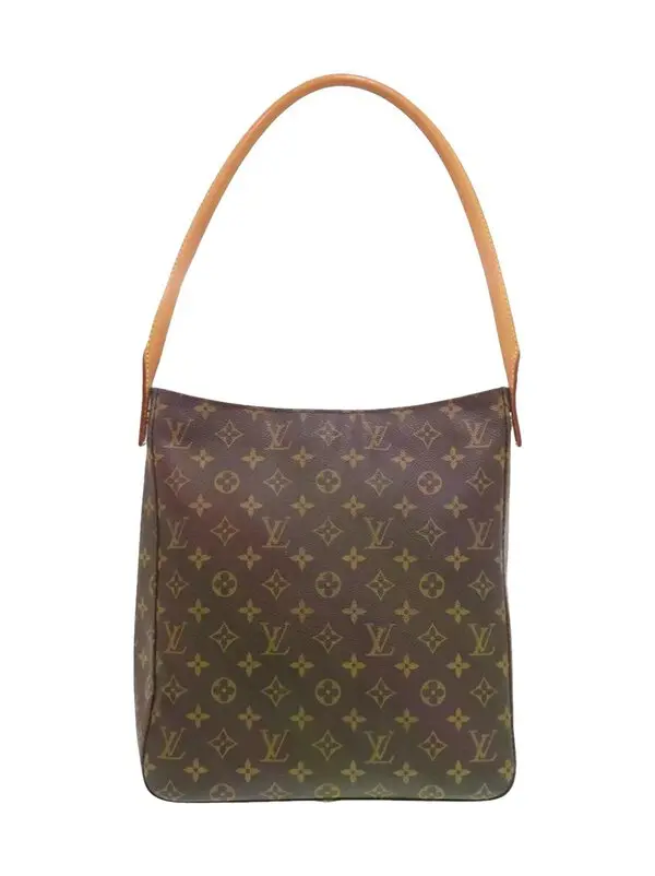 LOUIS VUITTON 2000 Monogram Looping Gm - Brown