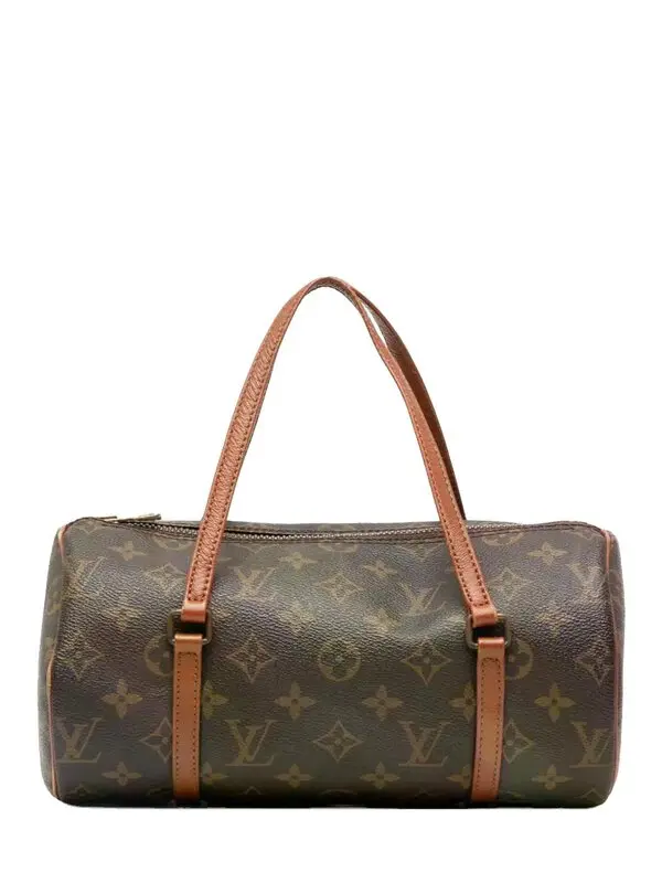 LOUIS VUITTON 1986 Monogram Papillon 26 Handbag - Brown