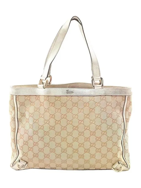 Gucci Gg Canvas Abbey D-ring Tote Bag - Neutrals