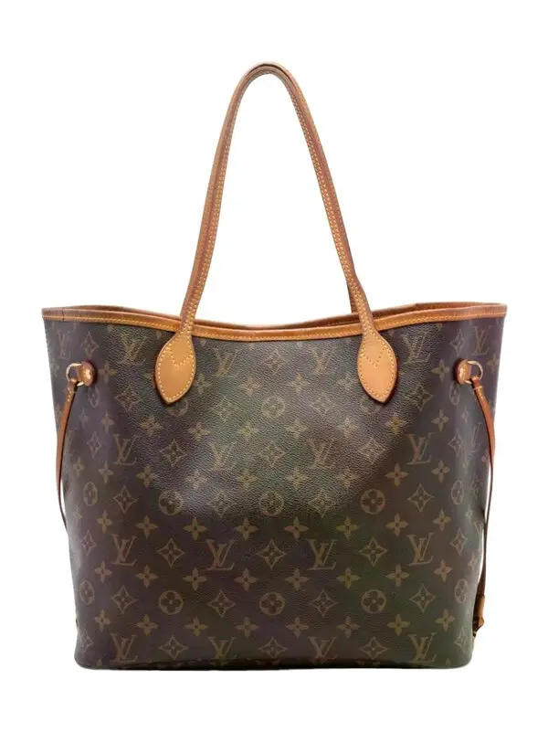 LOUIS VUITTON 2014 Monogram Neverfull Mm Tote Bag - Brown