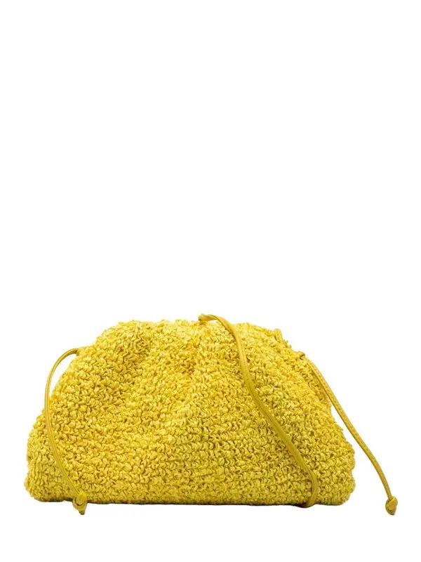 Bottega Veneta The Mini Pouch Crossbody Bag - Yellow