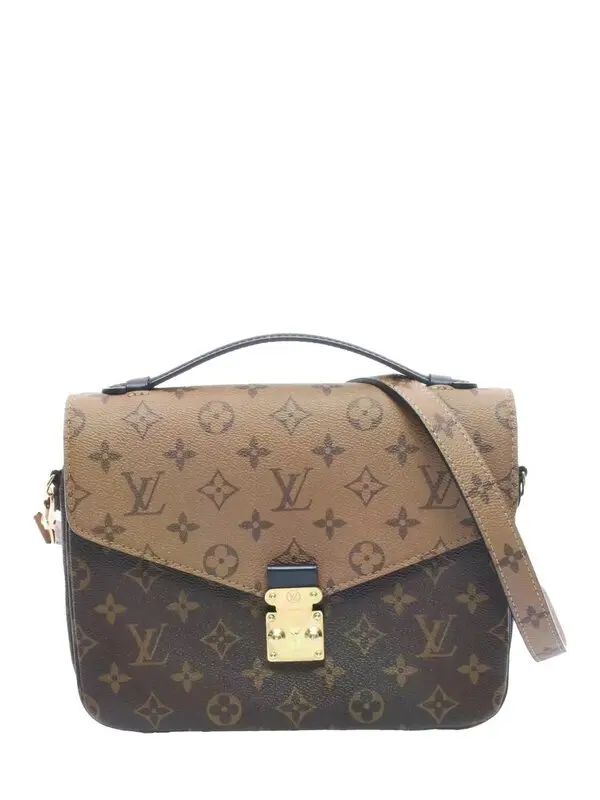 LOUIS VUITTON Pochette Metis Satchel Monogram Reverse 2010-2026 - Brown