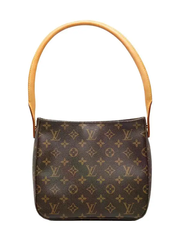 LOUIS VUITTON 2003 Monogram Looping Mm Shoulder Bag - Brown
