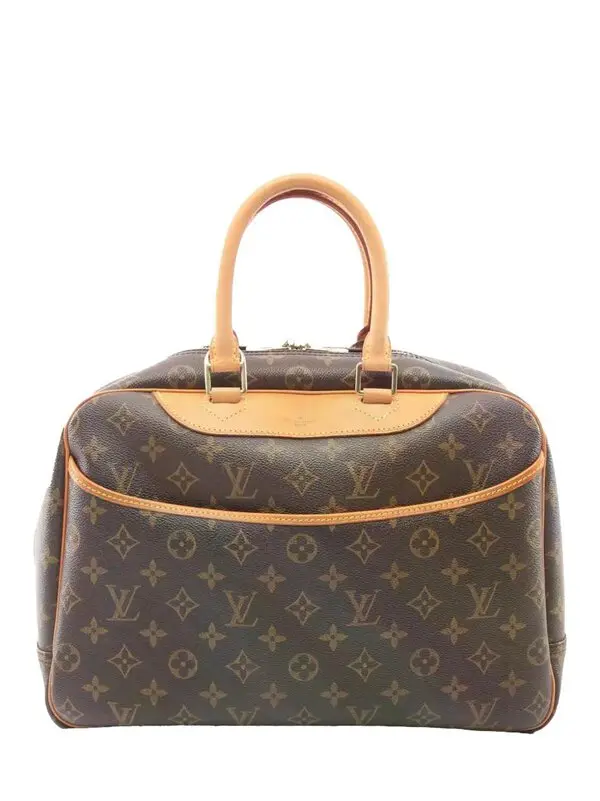 LOUIS VUITTON 2010-2026 Monogram Deauville Handbag - Brown