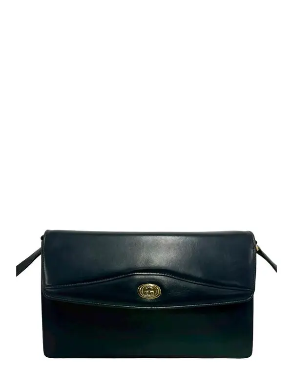 Gucci 20th Century Leather Crossbody Bag - Black
