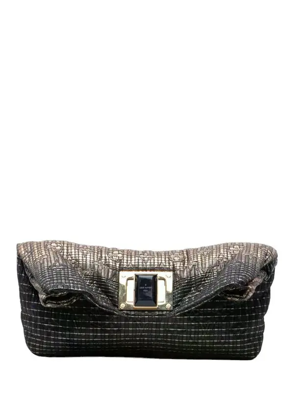 LOUIS VUITTON 2011 Monogram Jacquard Altair Clutch - Black