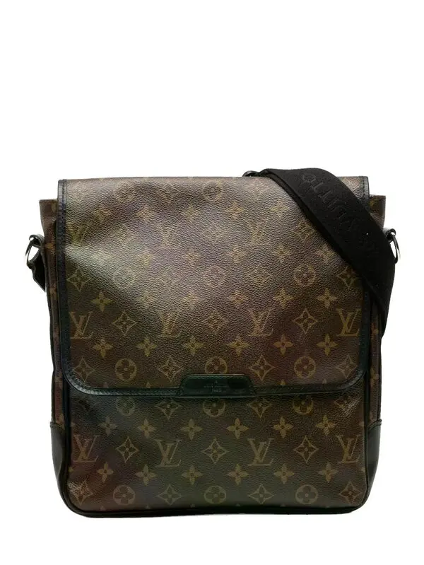 LOUIS VUITTON 2011 Monogram Macassar Bass Mm Crossbody Bag - Brown