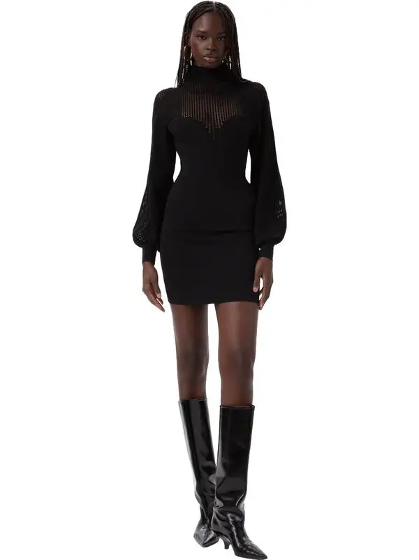 DODIEE Nara Knit Dress - Black