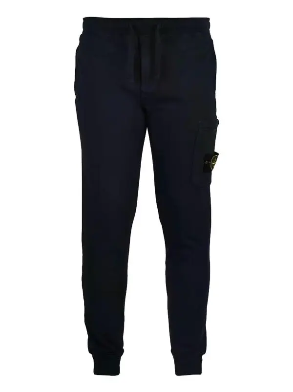 Stone Island Logo-patch Cargo Track Pants - Blue