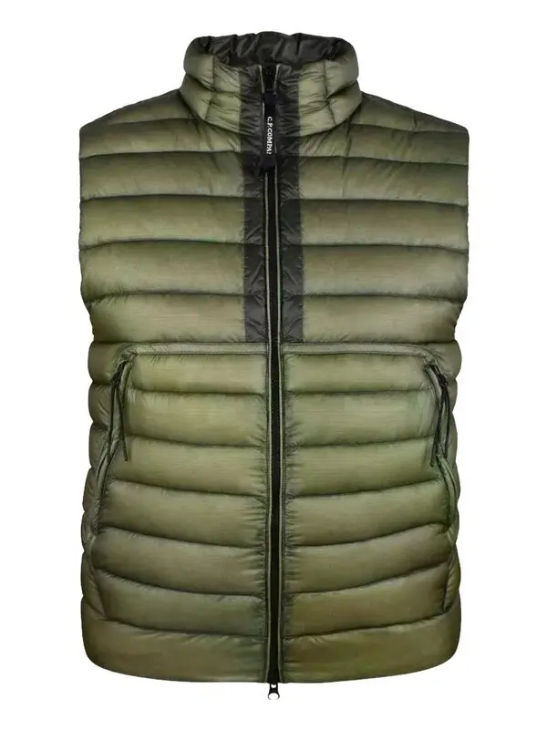 C.P. COMPANY Quilted Ripstop Gilet - Green