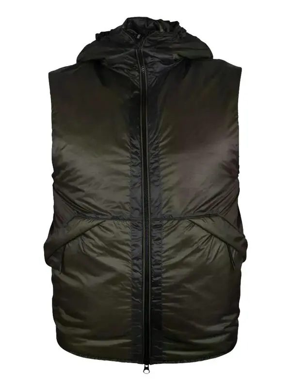 C.P. COMPANY Goggle-detail Nada Shell Down Gilet - Green