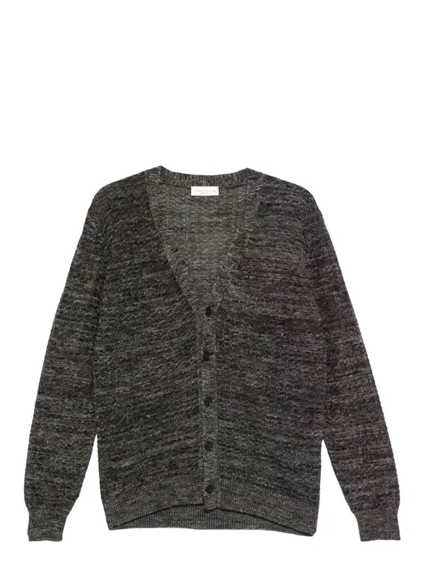 ROBERTO COLLINA V-neck Cardigan - Grey