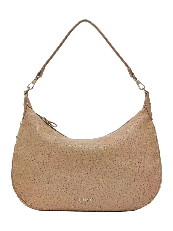 Liu Jo Large Logo-detail Shoulder Bag - Brown