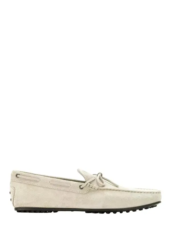 TOD'S Gommino Suede Driving Shoes - Grey