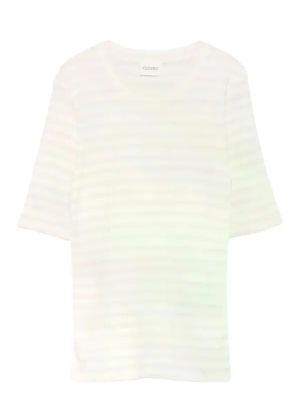 Closed Striped T-shirt - White