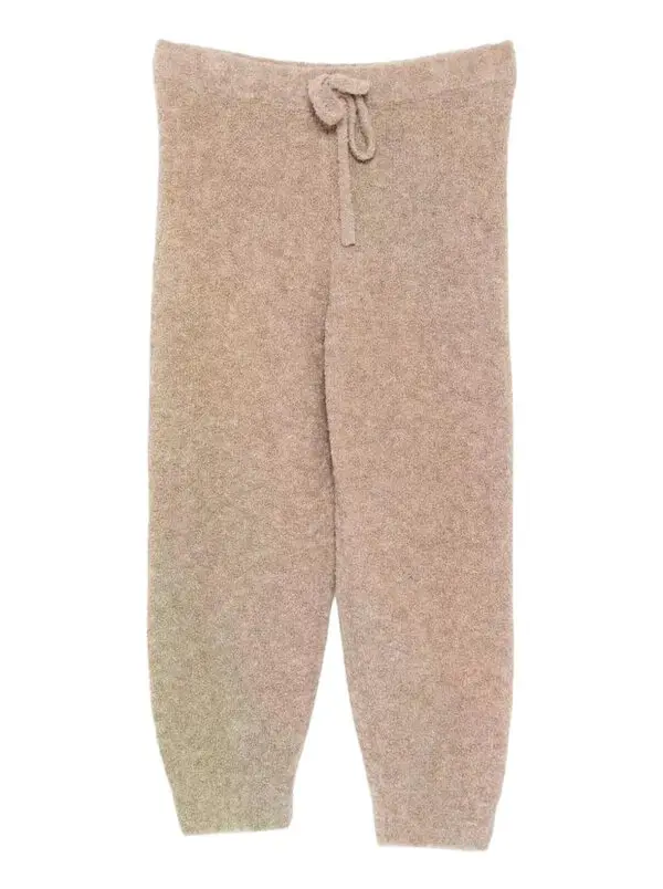 JAMES PERSE Bouclé Drawstring Trousers - Neutrals