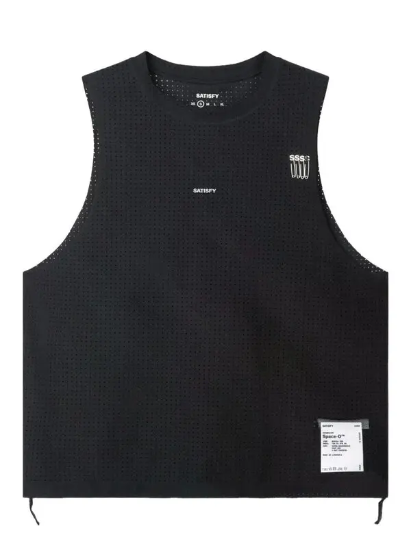 Satisfy Sleeveless Tank Top - Black