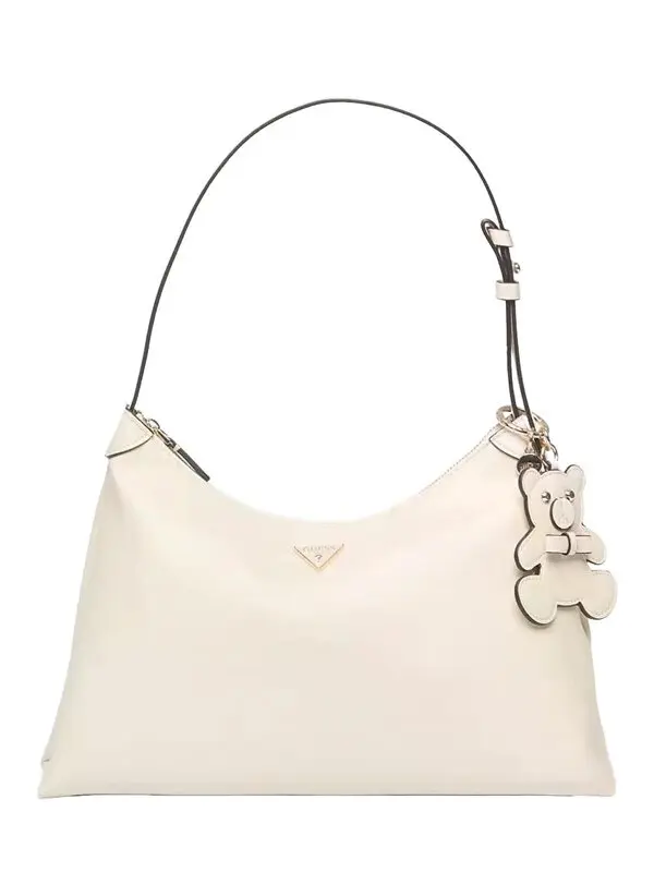 Guess Kassie Teddy-bear Charm Tote - Neutrals