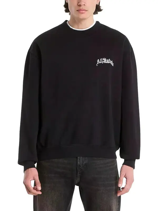 ALLSAINTS Logo-print Sweater - Black