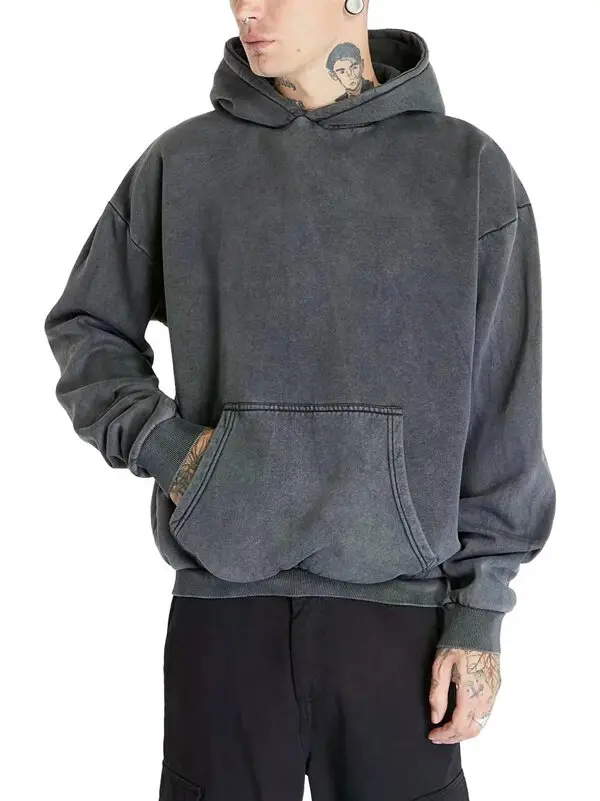 URBAN CLASSICS Acid Wash Hoodie - Grey