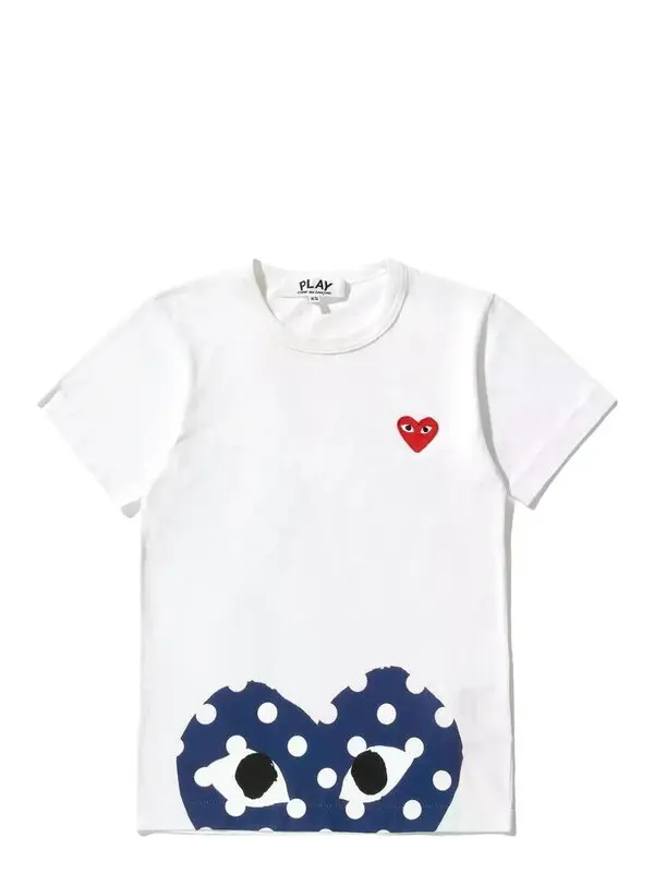 Play Comme Des Garcon Graphic Heart T-shirt - White