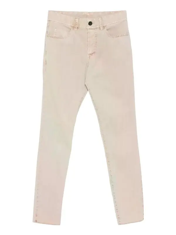JAMES PERSE Brushed Twill Five-pocket Trousers - Neutrals
