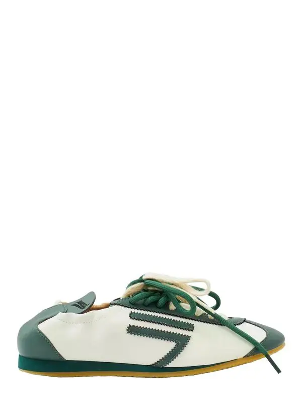 PURAAI Lion Elasticated Sneakers - White