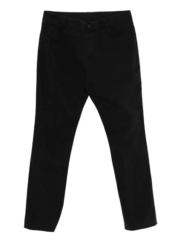 JAMES PERSE Brushed Twill Five-pocket Trousers - Black