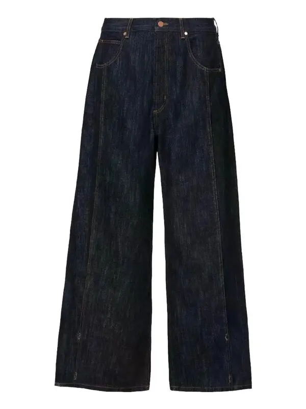 NO44 Nari Panelled Jeans - Blue