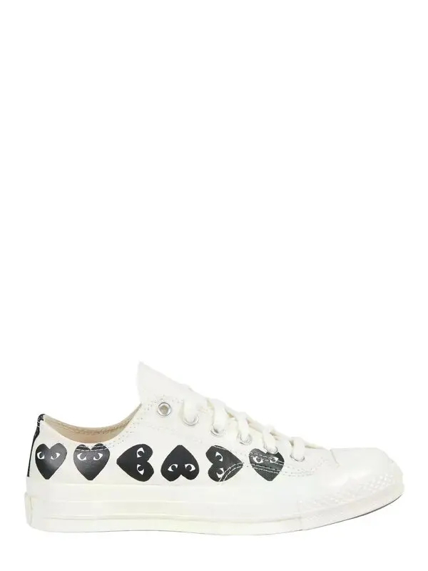 CONVERSE X COMME DES GARONS PLAY Chuck 70 Heart-print Sneakers - Neutrals