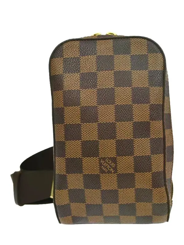 LOUIS VUITTON 2004 Geronimos Damier Belt Bag - Brown