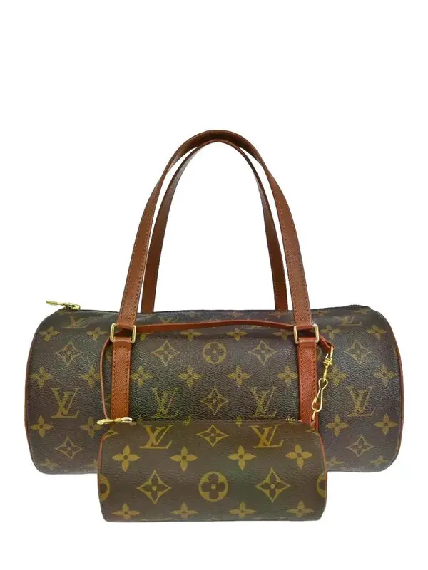 LOUIS VUITTON 2001 Papillon 30 Monogram Handbag - Brown