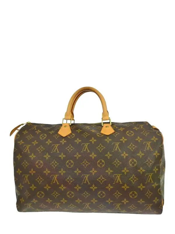 LOUIS VUITTON 2000 40 Speedy Monogram Handbag - Brown