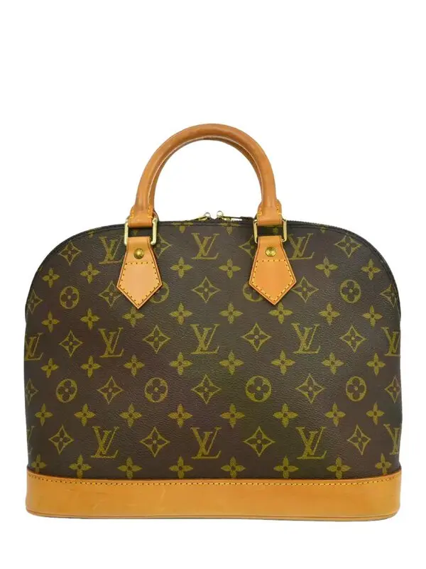 LOUIS VUITTON 1995 Alma Monogram Handbag - Brown