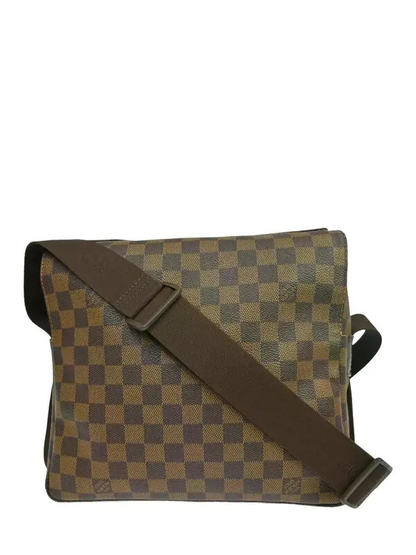 LOUIS VUITTON 2009 Naviglio Damier Crossbody Bag - Brown