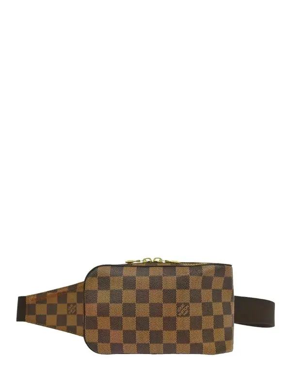 LOUIS VUITTON 2004 Damier Geronimos Belt Bag - Brown