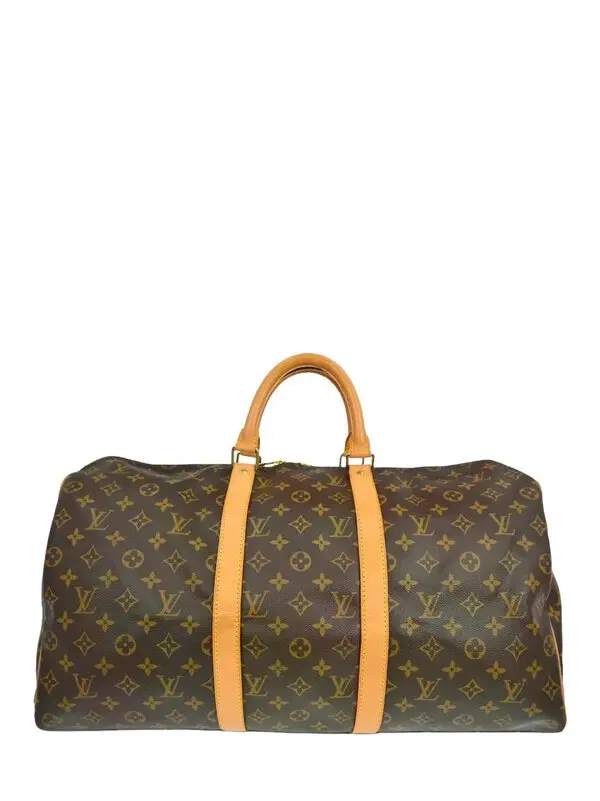 LOUIS VUITTON 2004 Keepall 50 Monogram Holdall - Brown