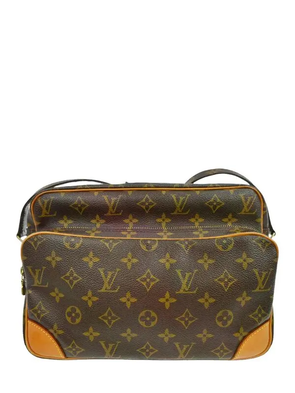 LOUIS VUITTON 2007 Nile Monogram Shoulder Bag - Brown