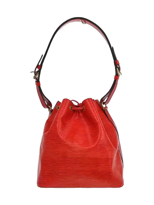 LOUIS VUITTON 1995 Petite Noé Bucket Bag - Red