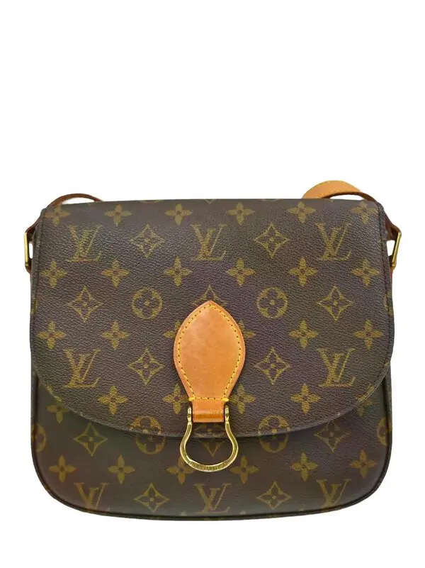 LOUIS VUITTON 2002 Saint Cloud Gm Monogram Shoulder Bag - Brown