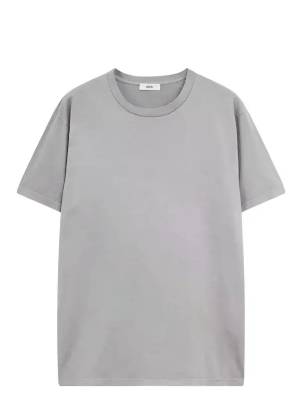 RIER Crew-neck Short-sleeved T-shirt - Grey