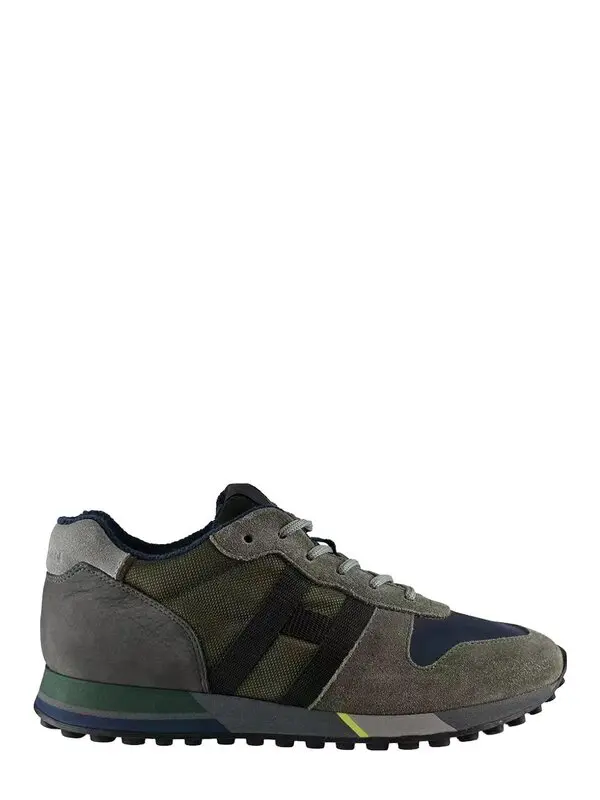 Hogan Logo Suede Sneakers - Grey