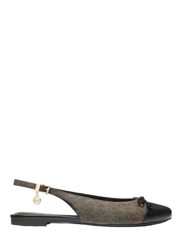 Michael Kors Piper Slingback Ballerina Flats - Brown