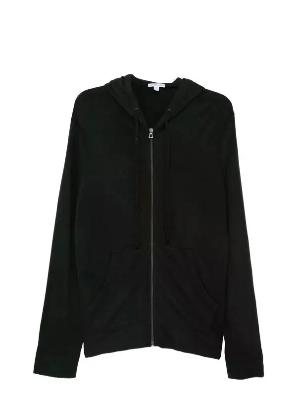 JAMES PERSE French Terry Zip-up Hoodie - Green