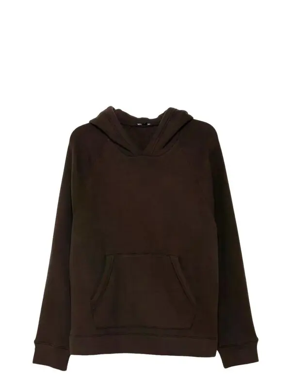 JAMES PERSE Raglan-sleeve Hoodie - Brown