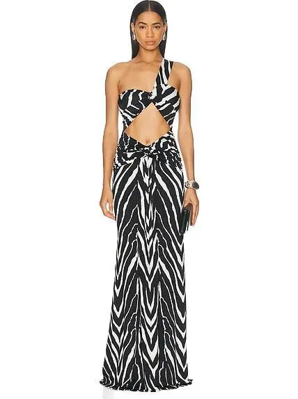 THE NEW ARRIVALS ILKYAZ OZEL Keira One-shoulder Maxi Dress - Amazon