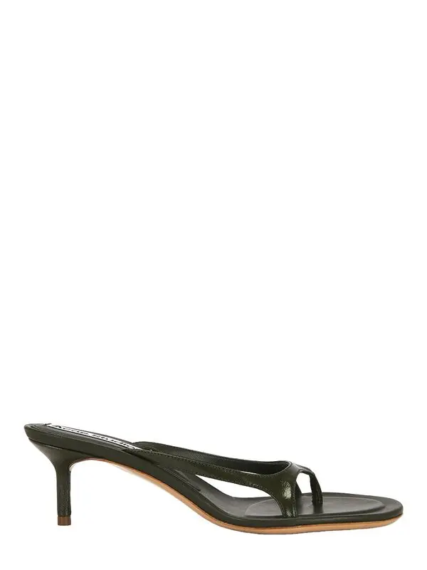 Acne Studios Beverly Kitten Heel - Thyme Green