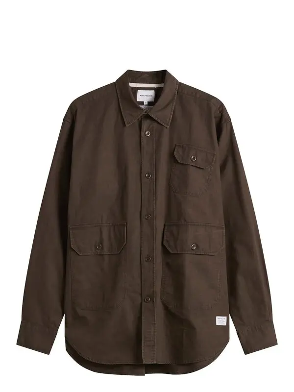 Norse Projects Espevik Oversized Utility Shirt - Shale